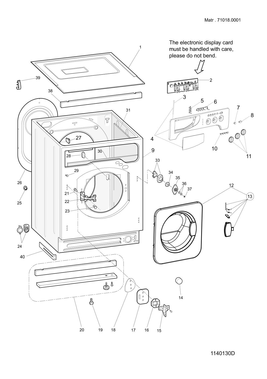 Iwde12uk 80523900000 - Indesit Spare Parts