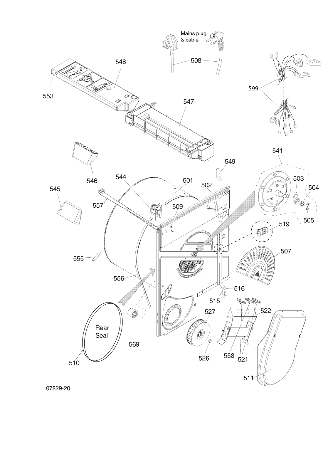 Idclg5bheu 95860740300 - Indesit Spare Parts