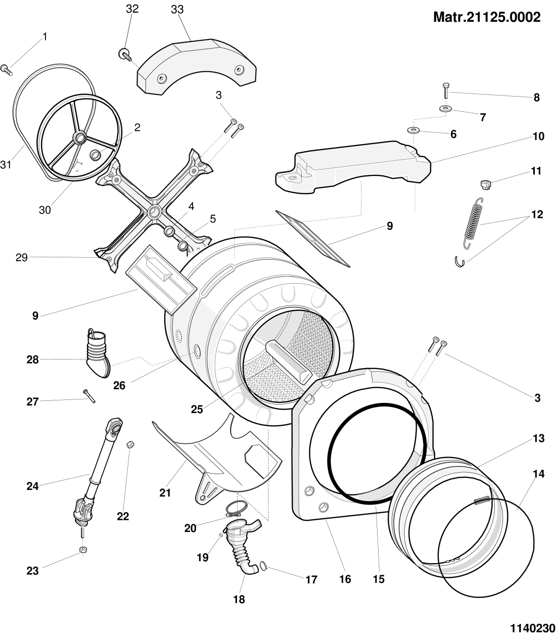 Wil85xex 80305290000 - Indesit Spare Parts