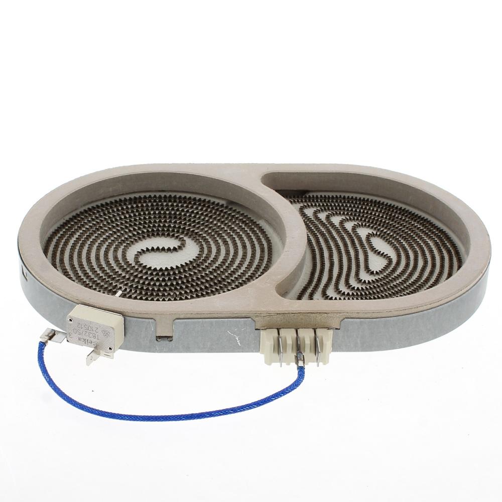 Heating Element Oval 1800/1000w J00347233 - Indesit Spare Parts